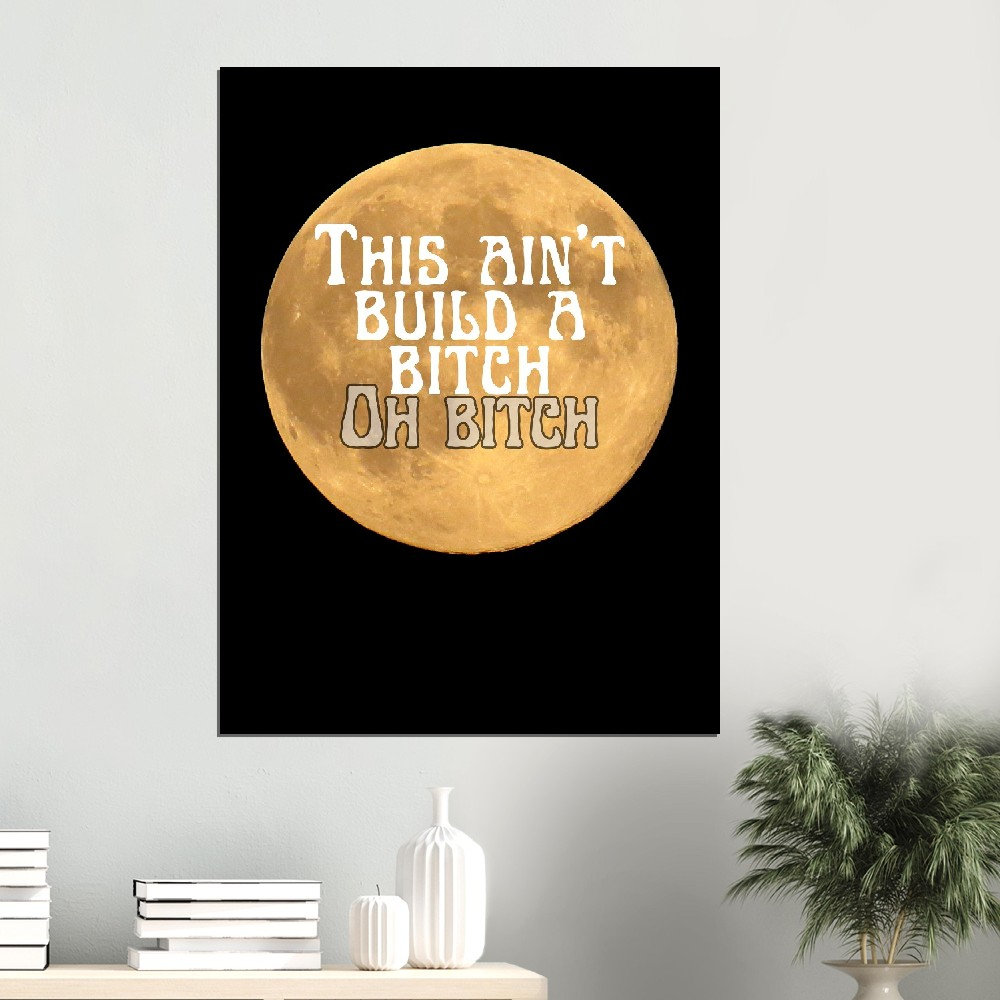Bella Poarch Poster Build A Bitch Song Lyric Print Premium Matte Print ...