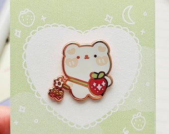 Cute Astronaut Bear Hard Enamel Pin Kawaii Enamel Pin Cute Enamel Pin ...