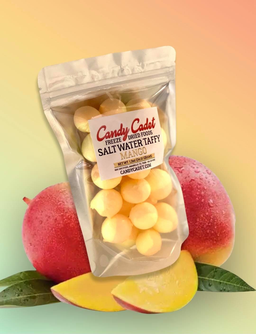 Freeze Dried Mango Saltwater Taffy 1.2oz - Etsy