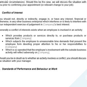 Easy to Edit Employee Handbook / Manual /staff Handbook /small Business ...