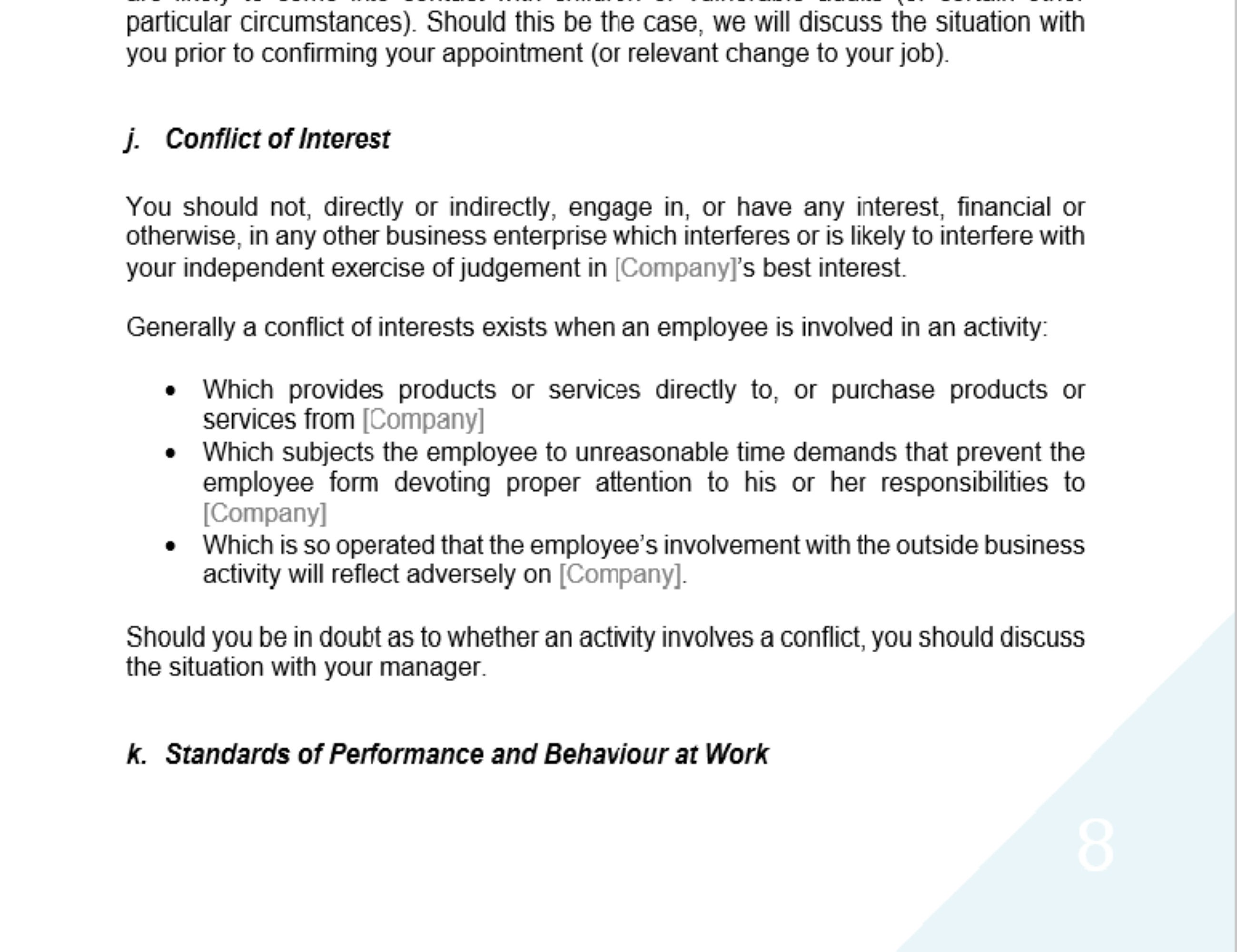 Easy to Edit Employee Handbook / Manual /staff Handbook /small Business ...