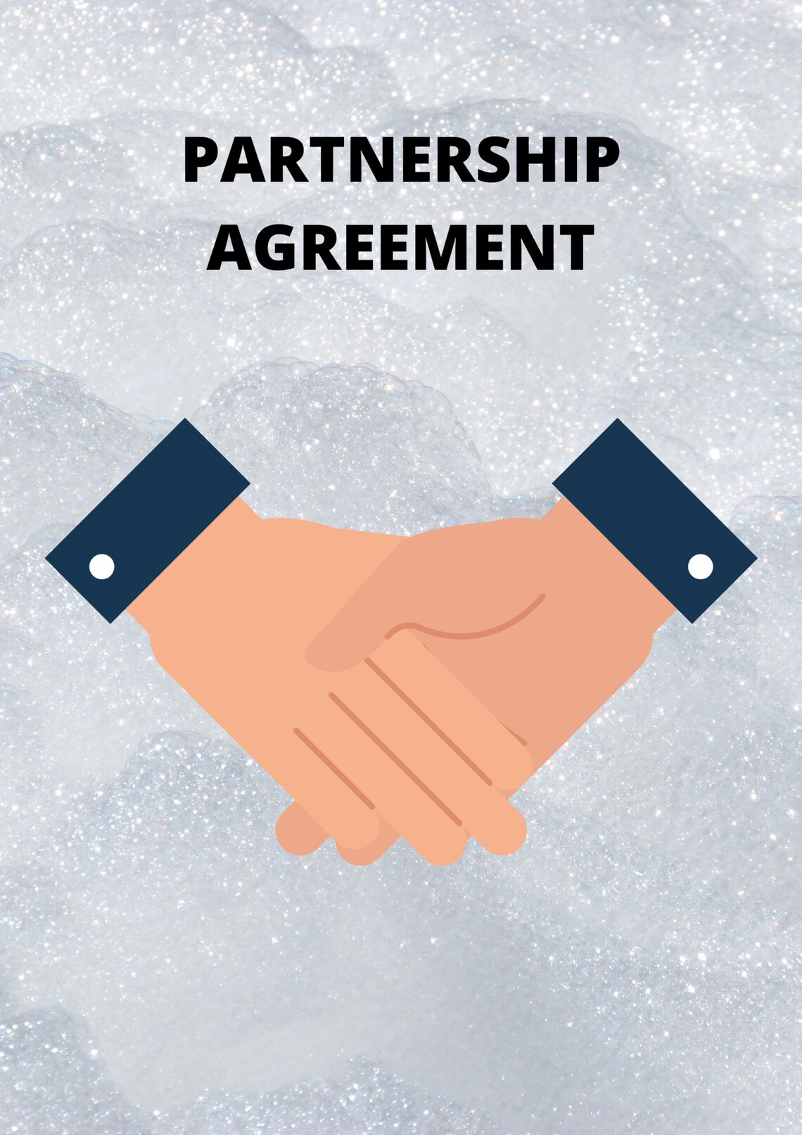 General Partnership Agreement Template / Customisation Editable Joint ...