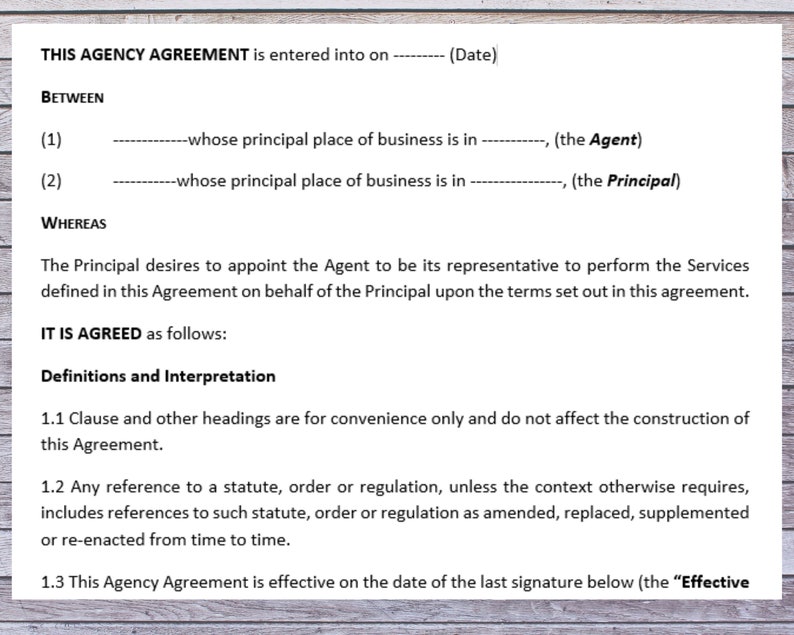 Commission Agreement Template / Commission Sales Agreement / Microsoft ...