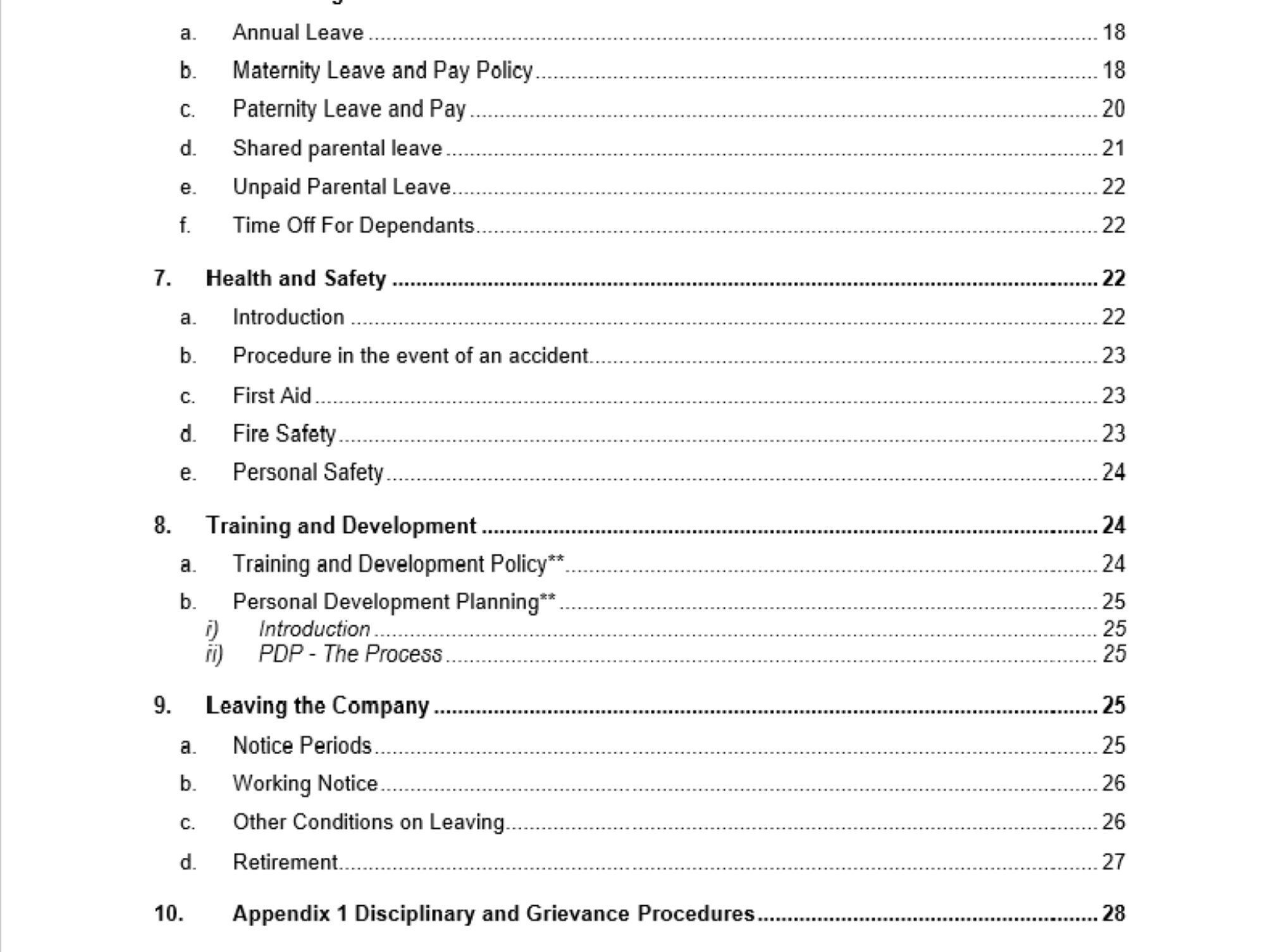 Easy to Edit Employee Handbook / Manual /staff Handbook /small Business ...