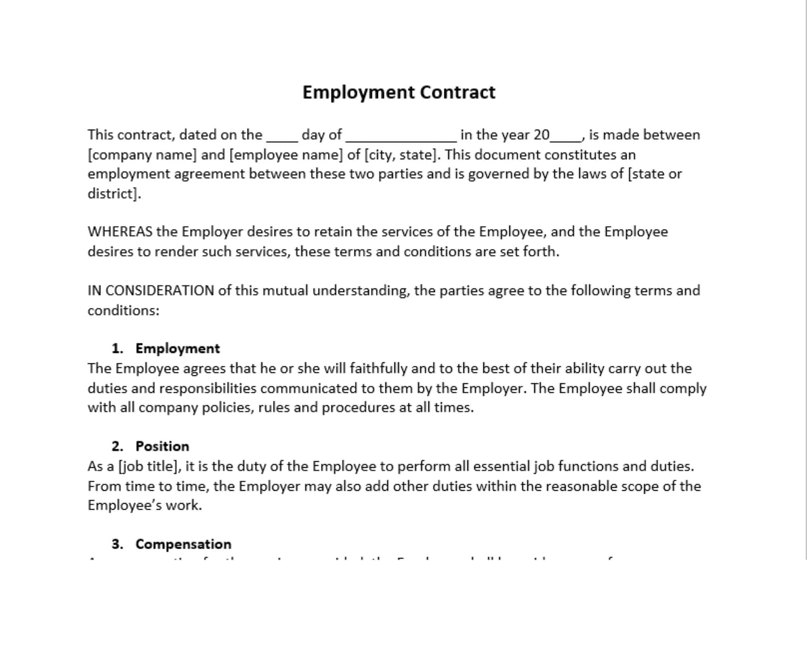 20 Easy to Edit Employee Bundle/ Forms / Application for Employment ...