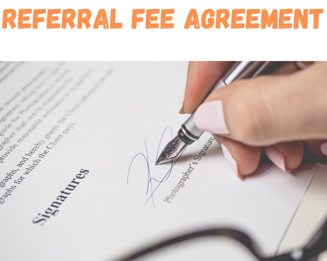 Referral Agreement/ Referral Agreement Template | Business Contract ...