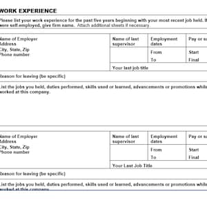 Application for Employment// Generic Small Business Employment ...