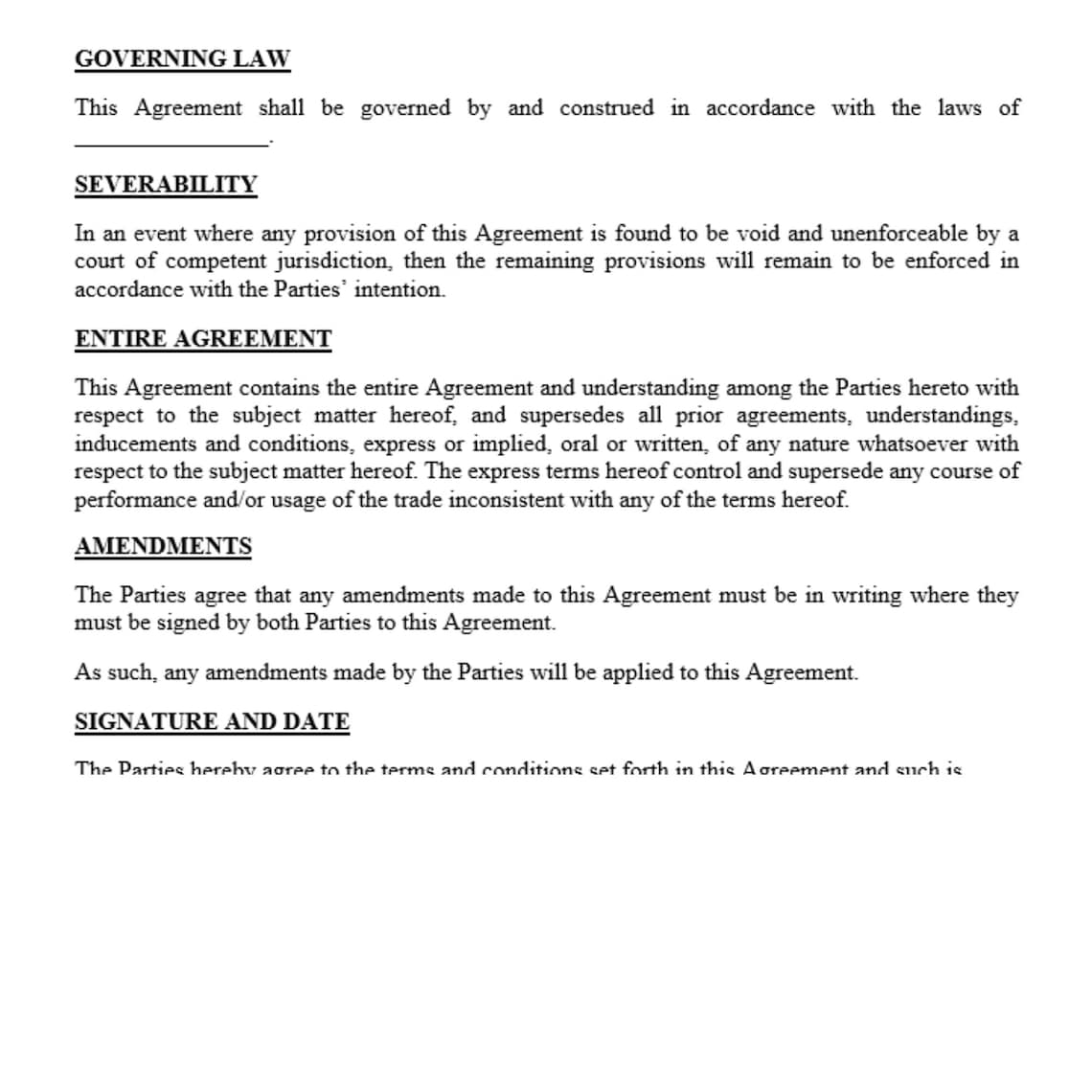 Referral Agreement Template in Favour of the Seller | Business Contract ...