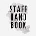 Easy to Edit Employee Handbook / Manual /staff Handbook /small Business ...