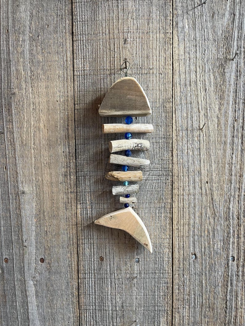 Folk Art Fish Bones Sculpture - Etsy