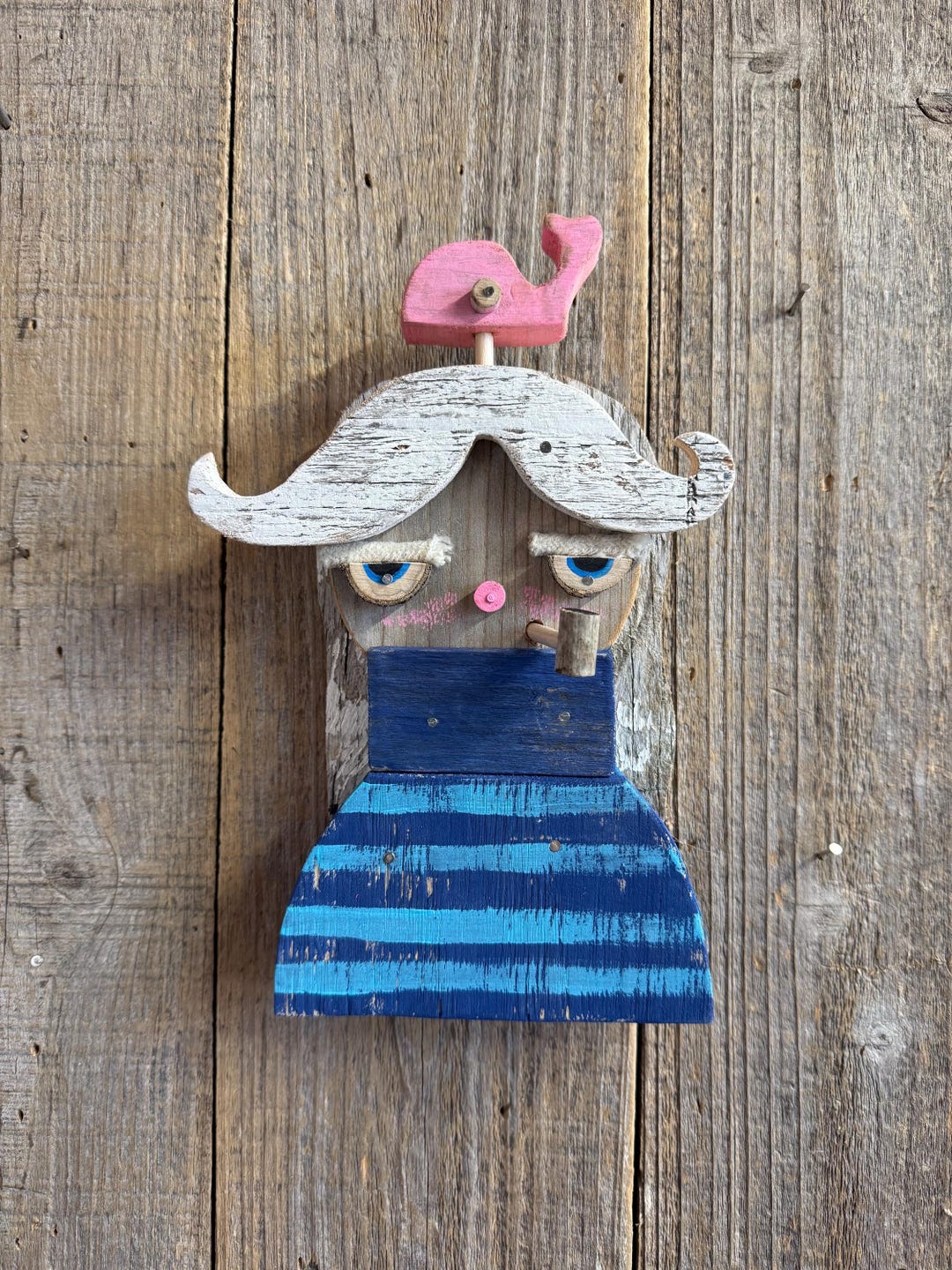 Sea Hag Folk Art Sculpture Made From Reclaimed Wood - Etsy