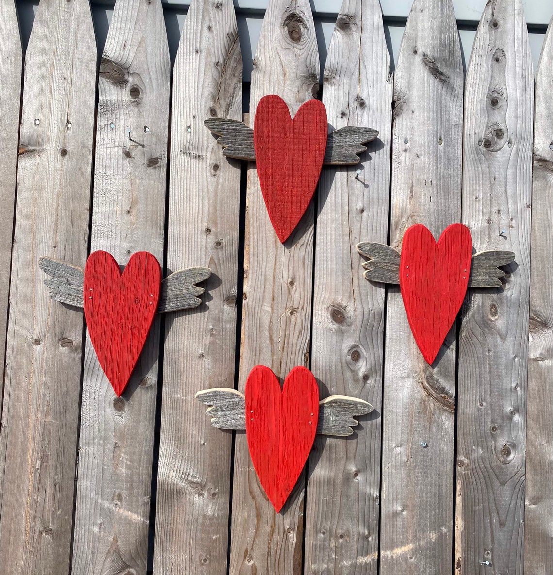 Heart With Wings Sculpture - Etsy
