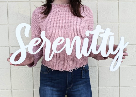 Custom Name Sign Laser Cut | Etsy