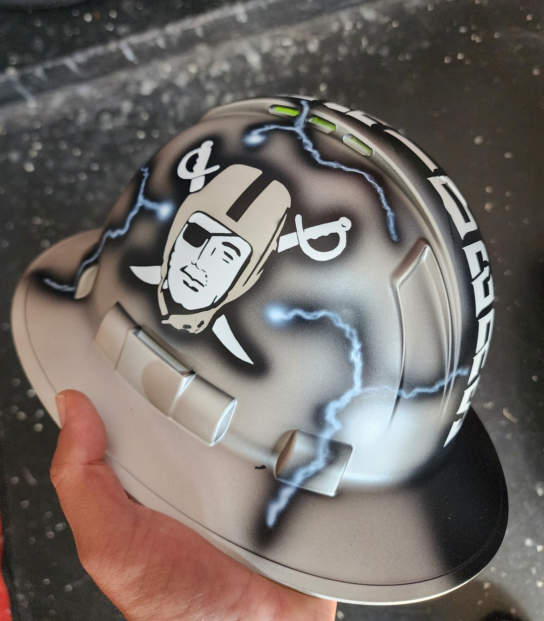 Vegas Raiders Hard Hat - Etsy