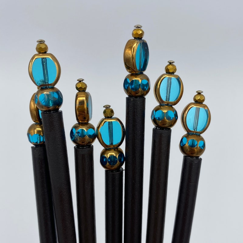 Beaded Hair Sticks - Etsy