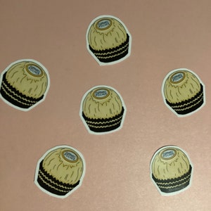 Ferrero Rocher Sticker 3 Pack - Etsy