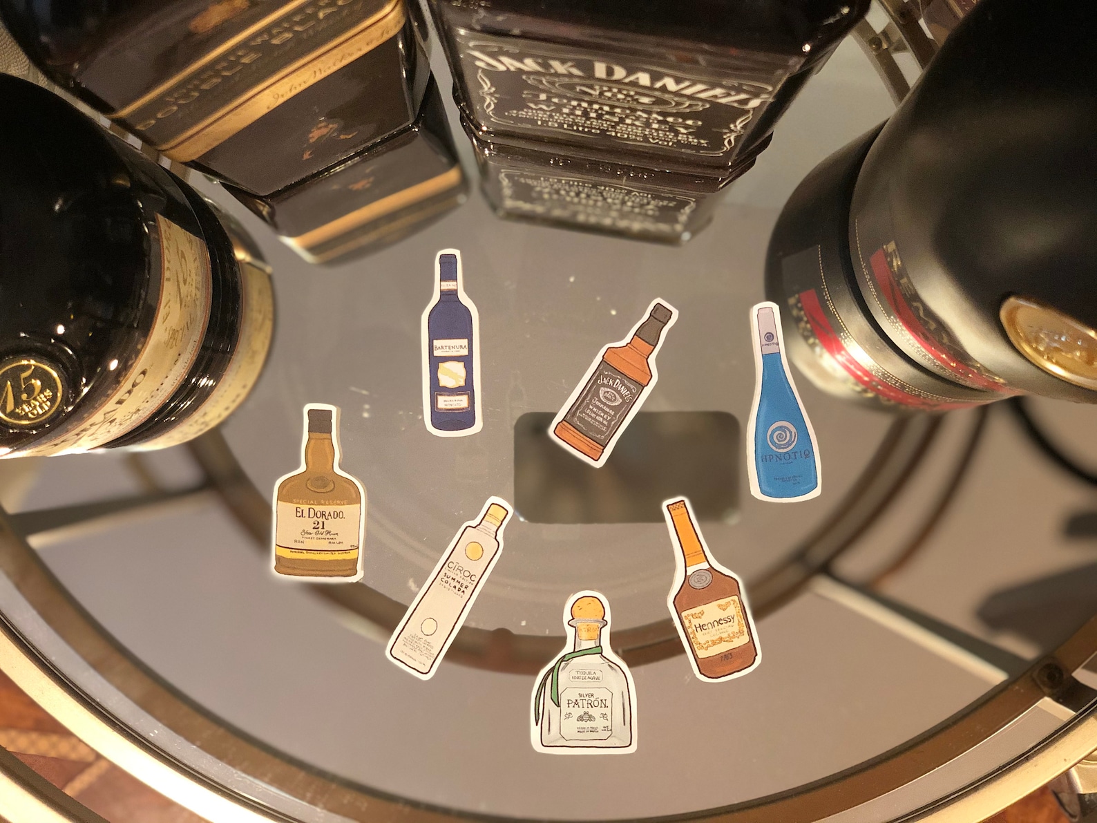 Liquor Sticker Pack - Etsy