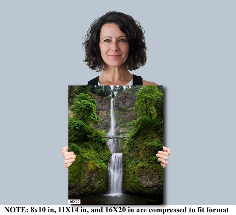 Multnomah Falls Columbia River Gorge, Oregon Stunning Photographic Wall ...
