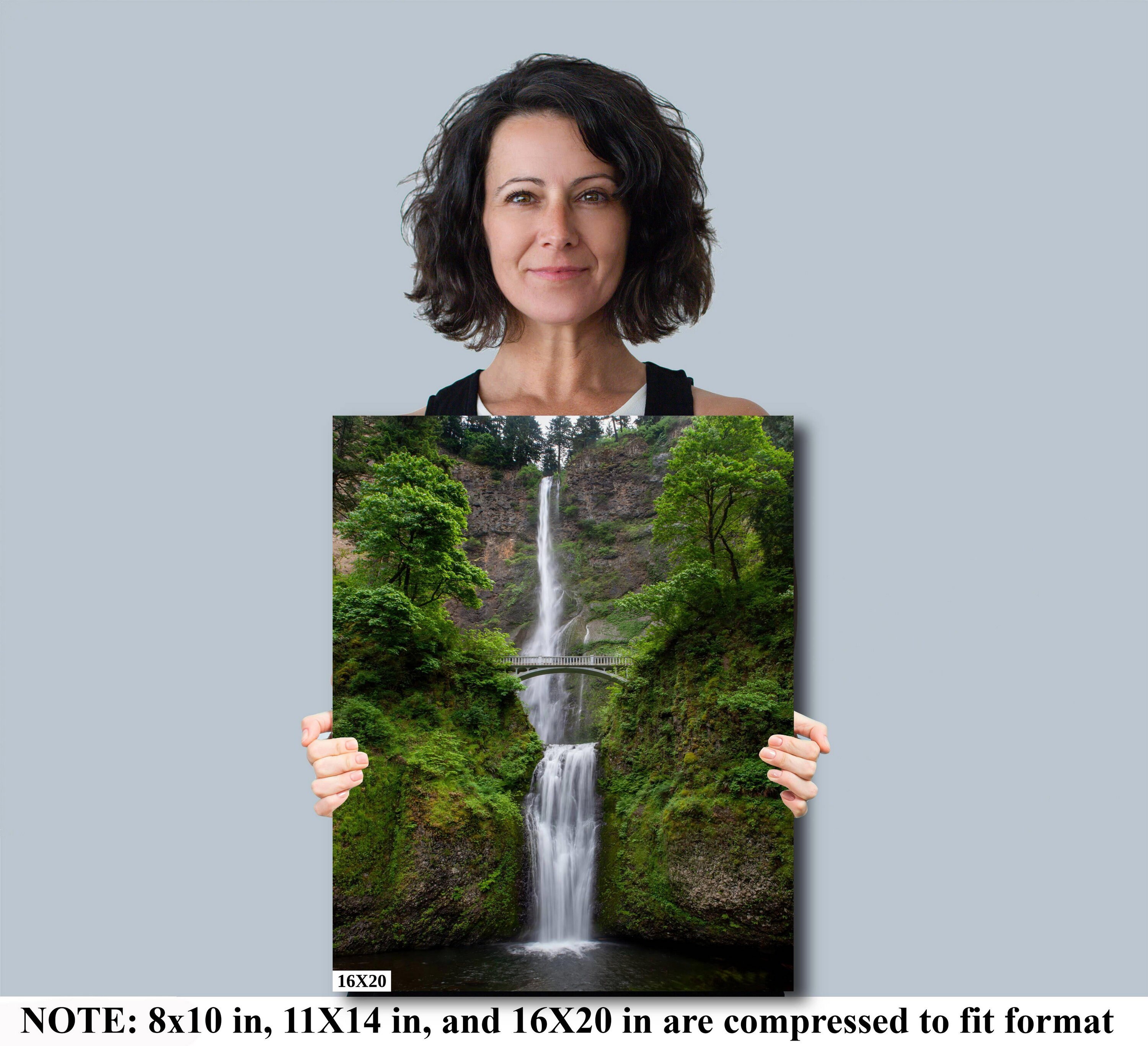Multnomah Falls Columbia River Gorge, Oregon Stunning Photographic Wall ...