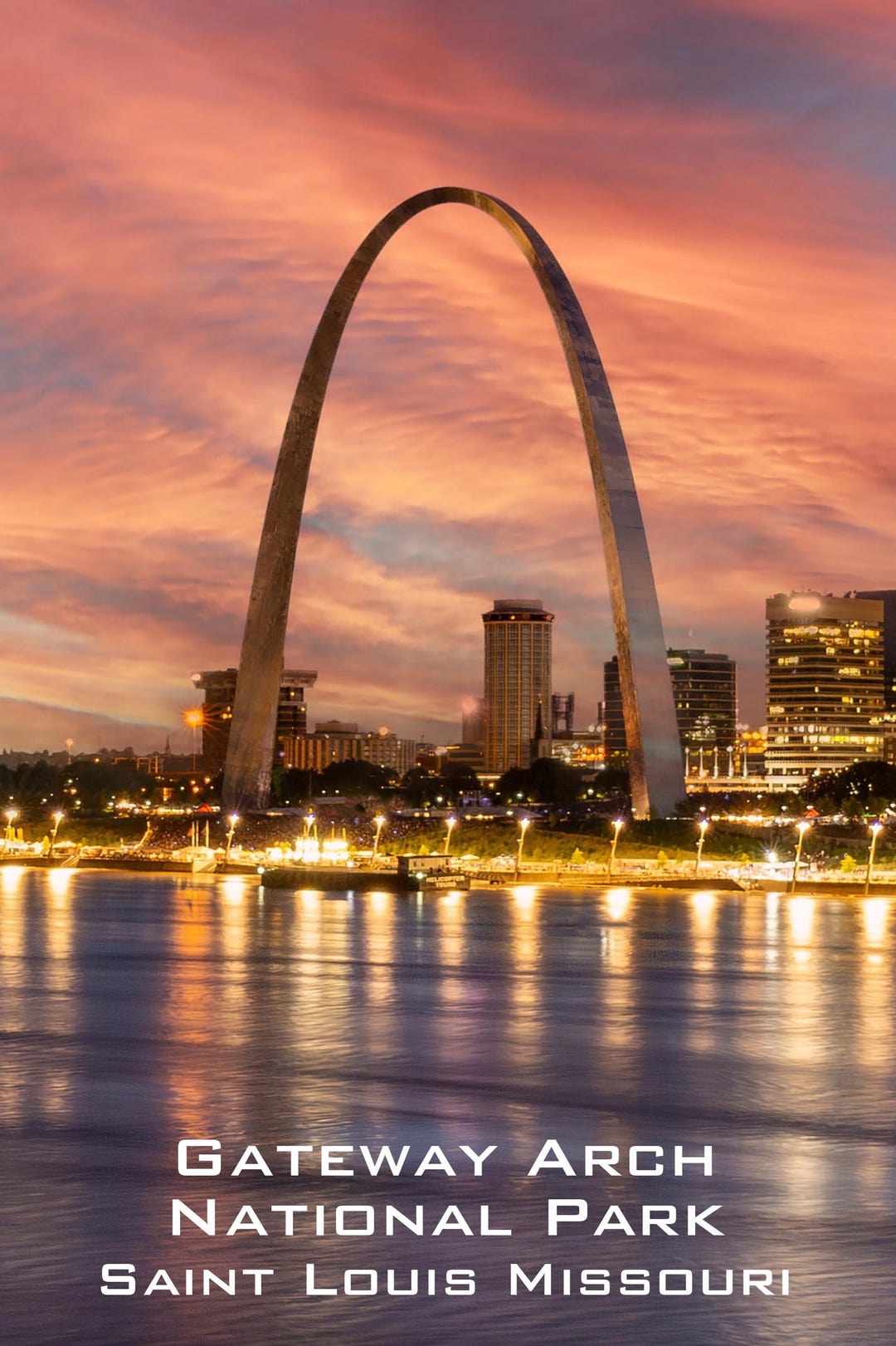 Posters - Gateway Arch National Park - Saint Louis, Missouri - Sixtieth ...