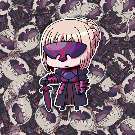 Saber Alter Sticker Matte & Holo Finishes - Etsy
