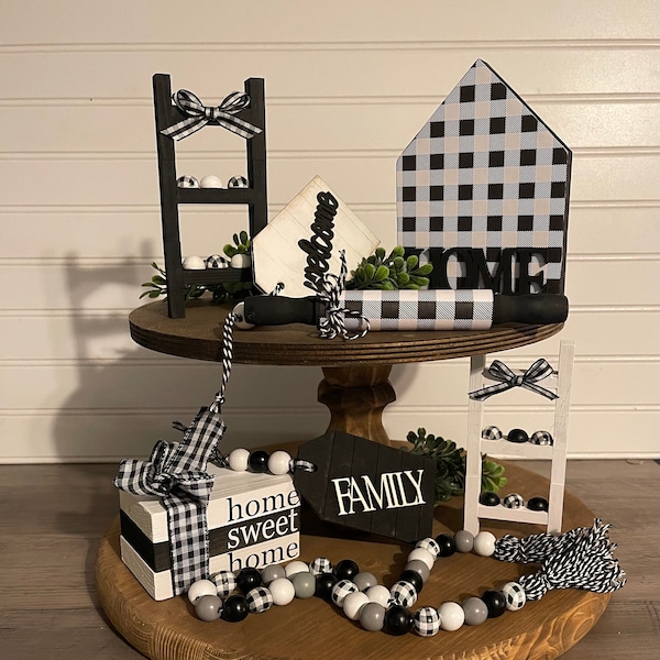 Buffalo Plaid Kitchen Decor - Etsy