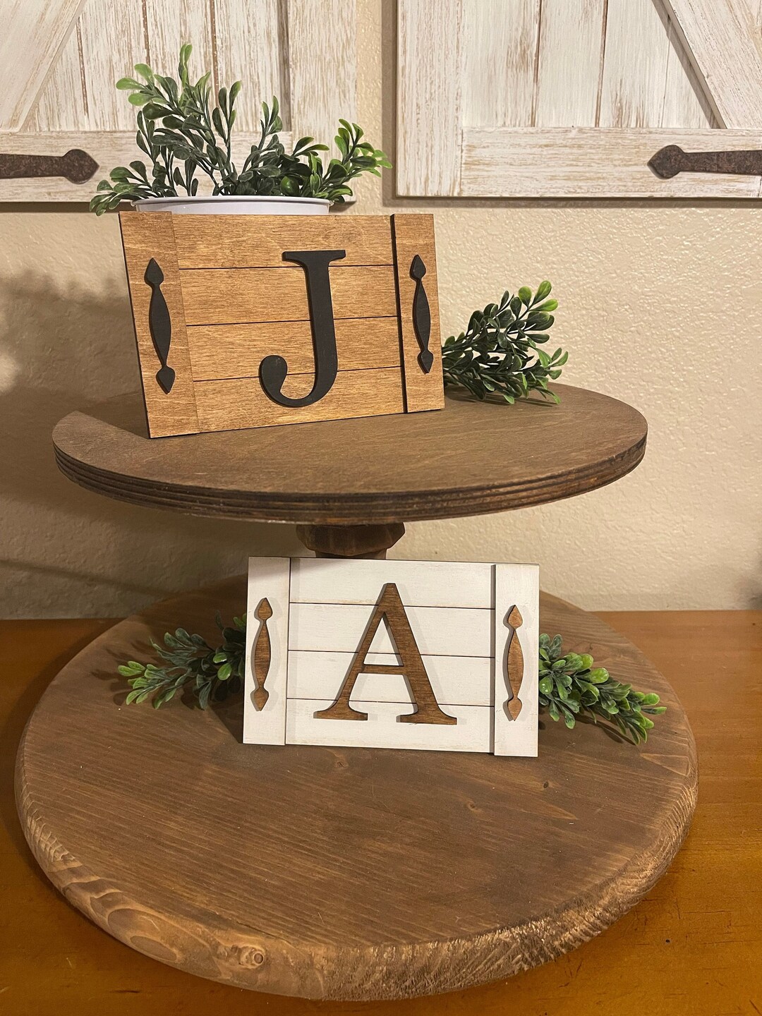 Custom Mini Tray, Farmhouse Decor, Mini Tray for Tiered Tray, Custom ...