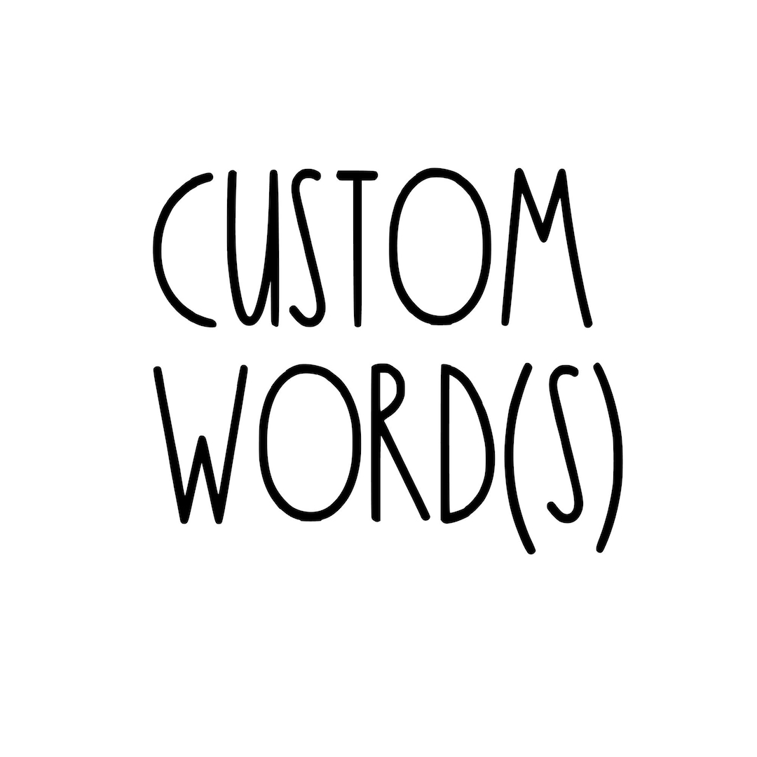 Custom Word(s) of Vinyl Decal, Farmhouse Decal - Etsy