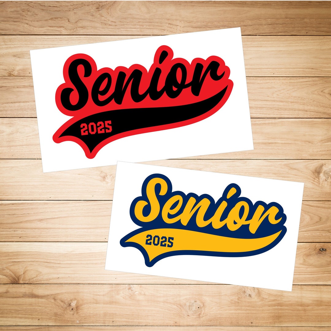 Senior 2025 Vinyl Decal: Graduation Car Sticker - Etsy