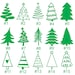 Christmas Tree Vinyl Decal: Holiday Decor - Etsy