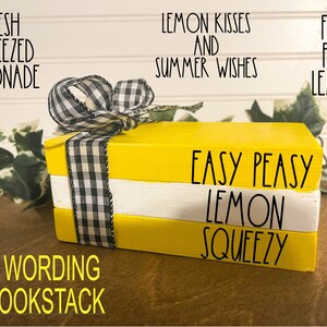 Lemon Tiered Tray Decor, Farmhouse Deocr, Summer Decor, Custom ...