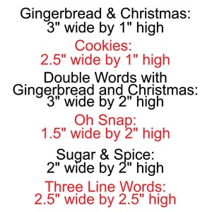 Gingerbread Related Full Sheet of Vinyl Decals, Christmas Sayings ...