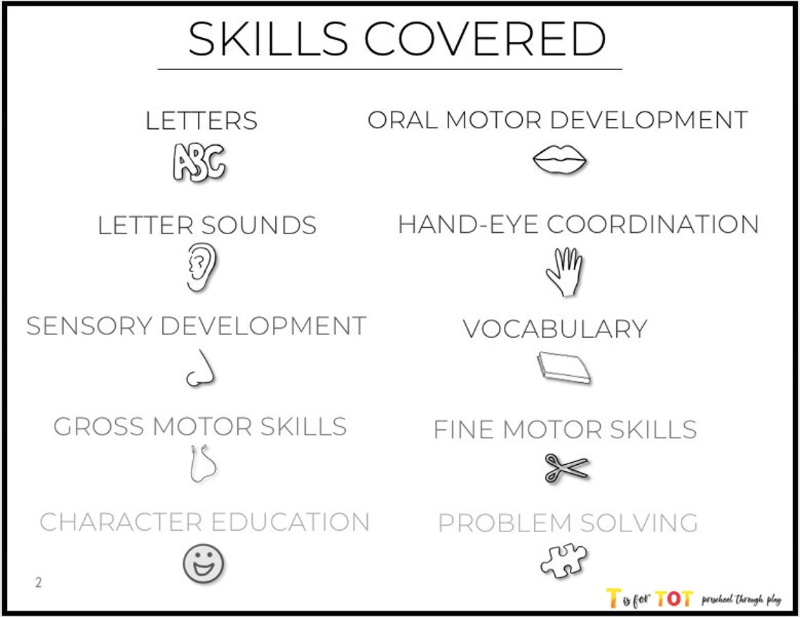 Toddler & Preschool Curriculum Alphabet Letters A-Z BUNDLE - Etsy