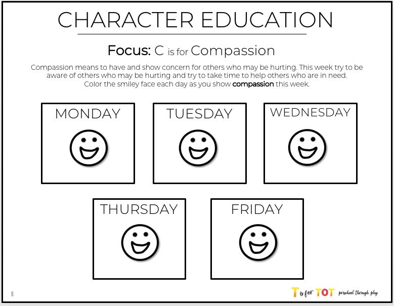 Letter C Toddler & Preschool Curriculum Tot School Weekly Lesson Plan ...