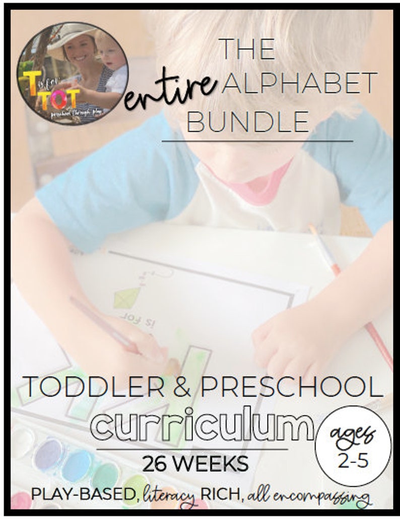 Toddler & Preschool Curriculum Alphabet Letters A-Z BUNDLE - Etsy