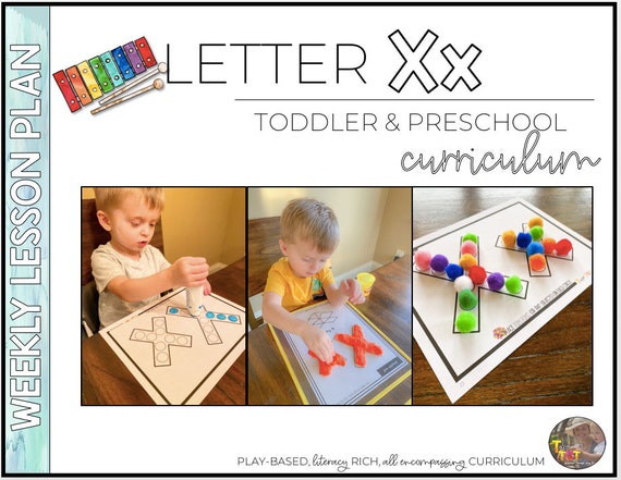 Letter X Toddler & Preschool Curriculum Tot School | Etsy