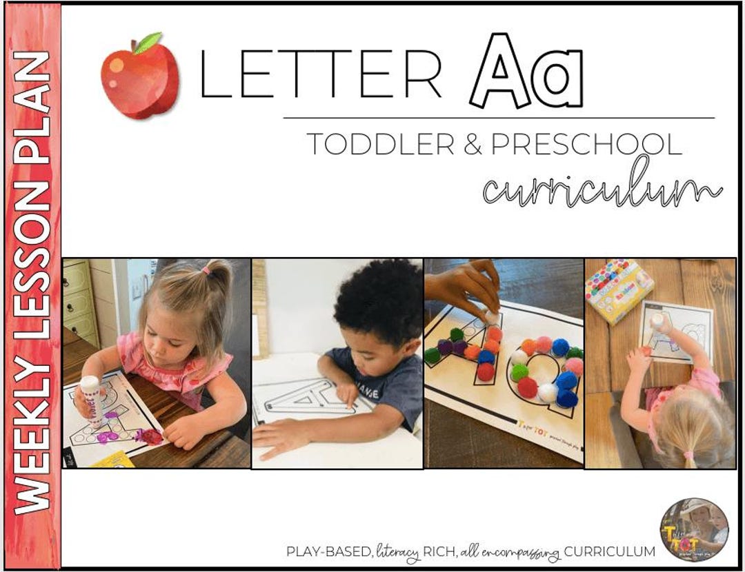 Toddler & Preschool Letter Aa Curriculum - Etsy