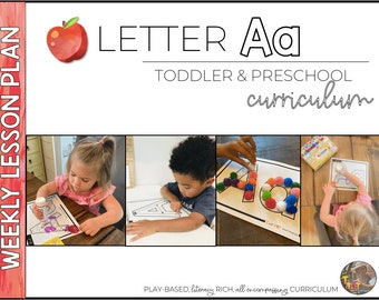 Toddler School Curriculum Bundle 26 Weeks A to Z Letter of the Week Tot ...