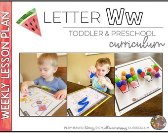 Toddler School Curriculum Bundle 26 Weeks A to Z Letter of the Week Tot ...