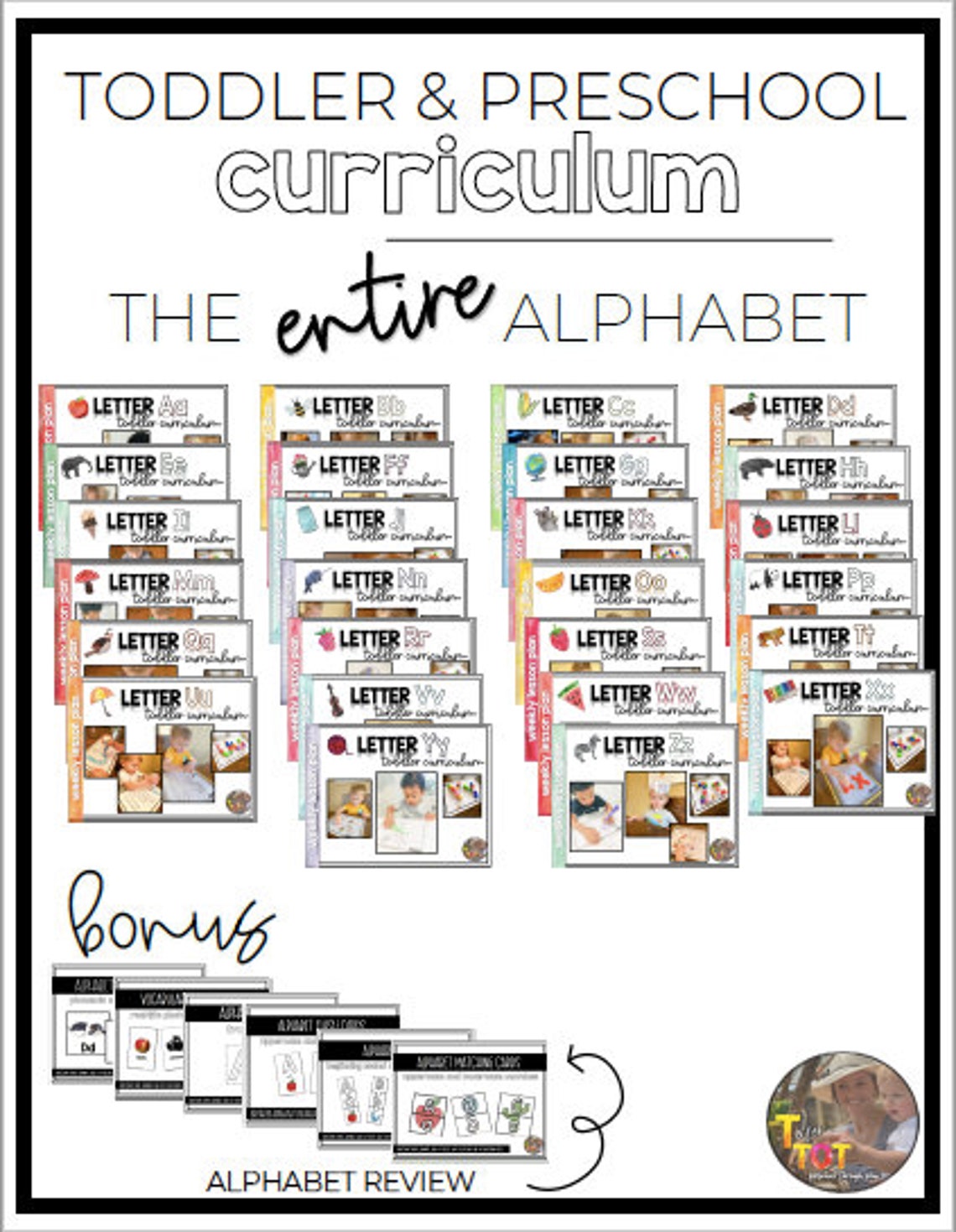 Toddler & Preschool Curriculum Alphabet Letters A-Z BUNDLE - Etsy