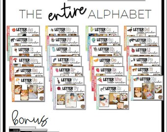 Preschool Alphabet Curriculum - Etsy