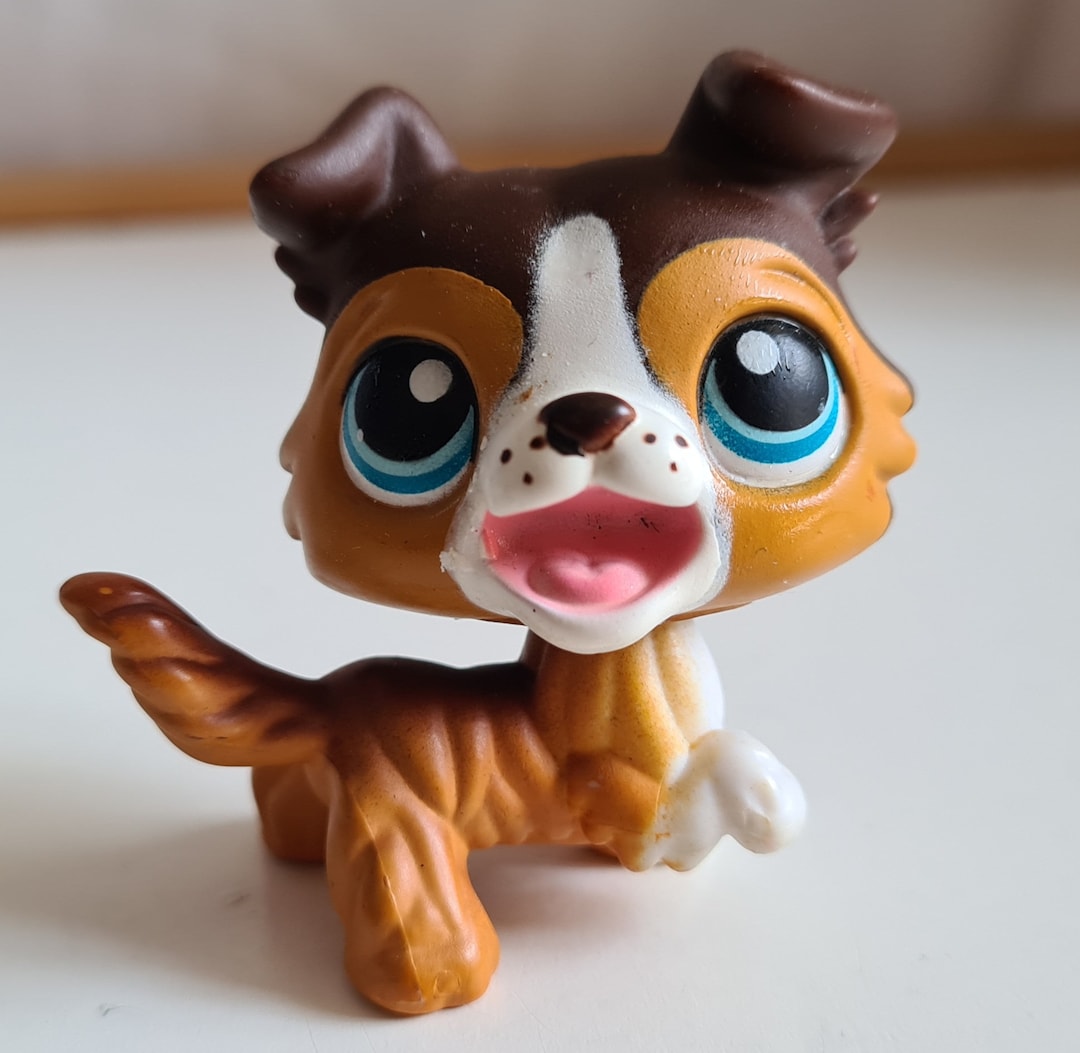 LPS the Littlest Pet Shop Vintage Collectable Border Collie 237 ...