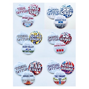 Game Day Pin College Football Gameday Pinback SEC - Etsy