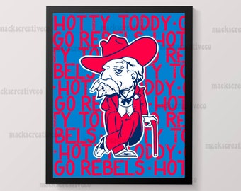 Ole Miss Colonel - Etsy