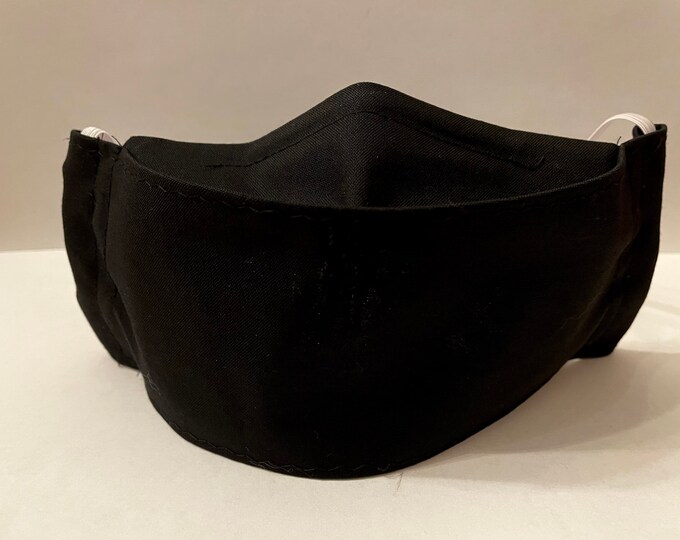 Concert Black 3D Mask | Singer’s Mask | Teacher’s Mask | Adjustable ...