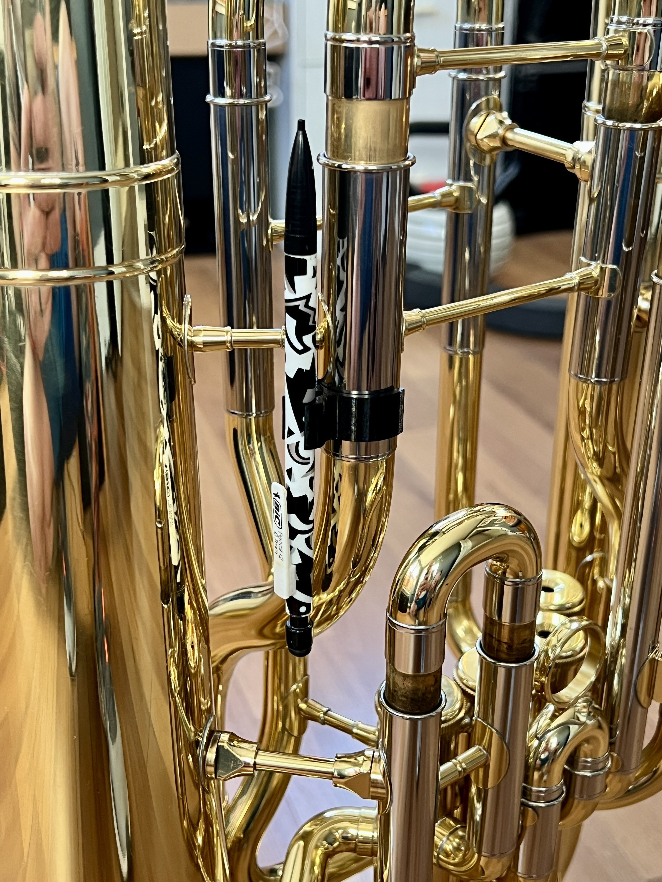 Euphonium, Baritone, Trombone, Low Brass Pencil Clip - FREE SHIPPING ...