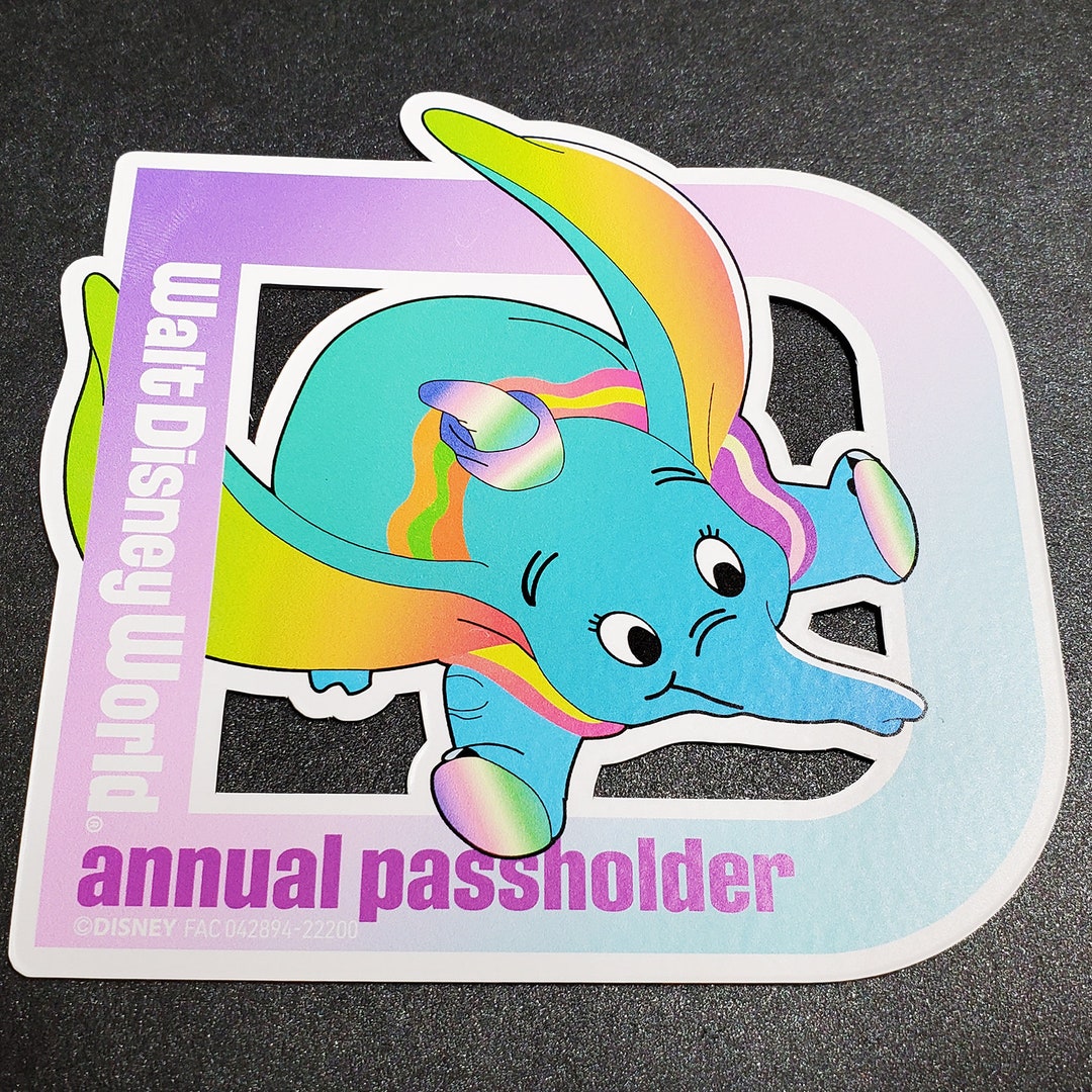 NEW 2024 Aftermarket Walt Disney World Annual Passholder Dumbo Magnet ...