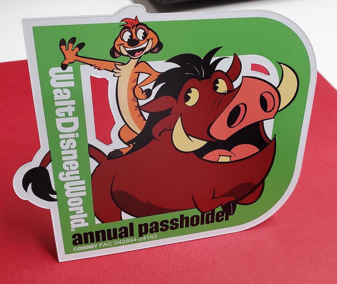 Disney's New 2024 Lion King Timon Pumbaa Car Magnet Annual Passholder ...