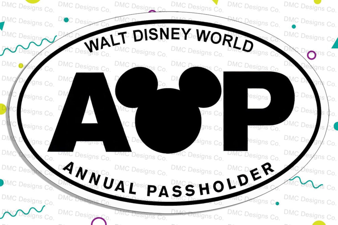 Walt Disney World Annual Pass Holder Car Magnet or Sticker (copy) - Etsy