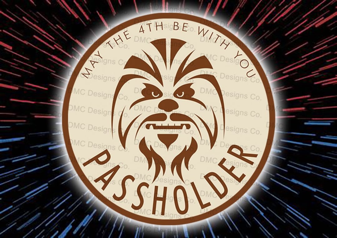 Disney Star Wars Chewbacca AP Passholder Magnet or Sticker fan-art May ...